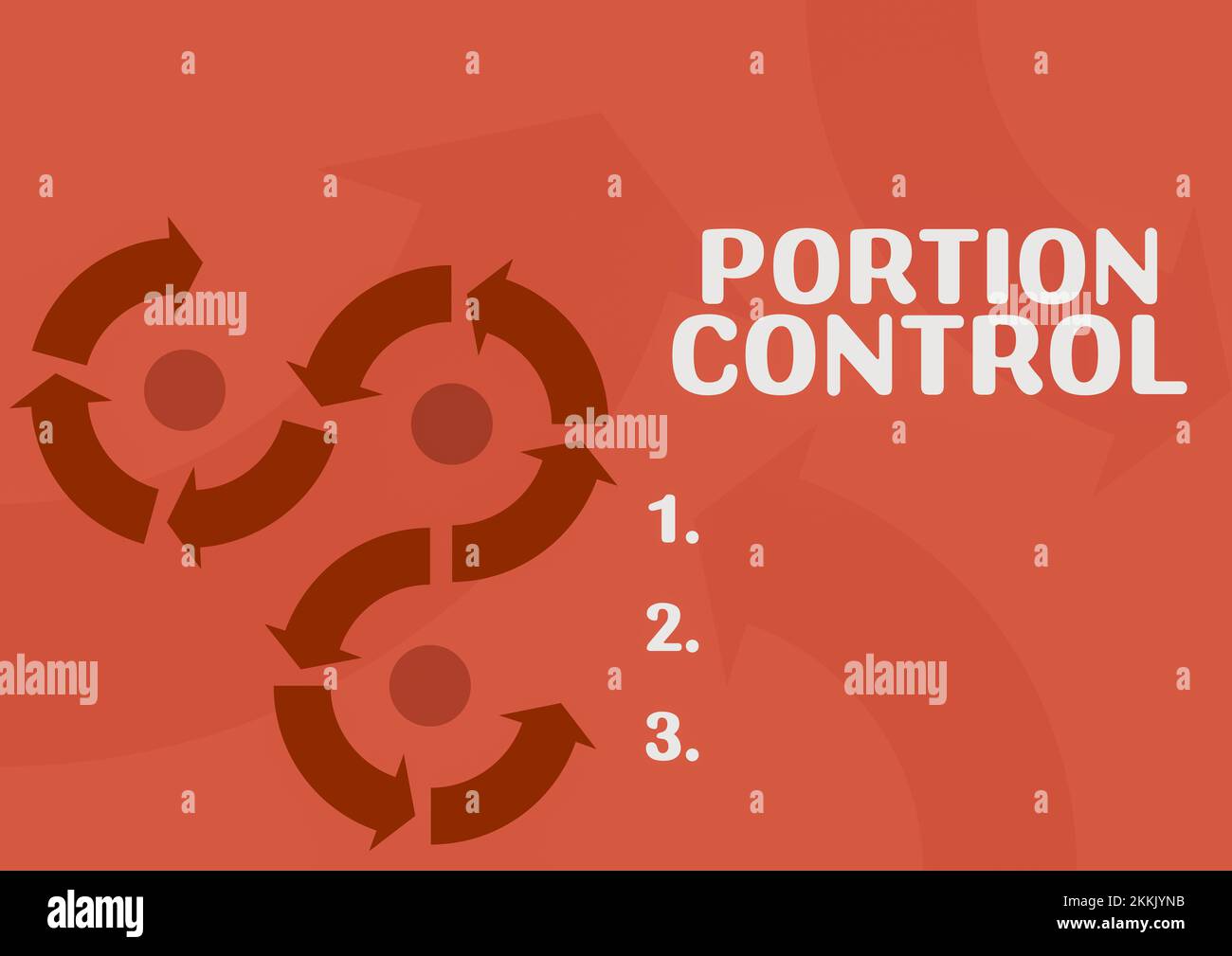 Conceptual display Portion Control. Conceptual photo knowing the ...