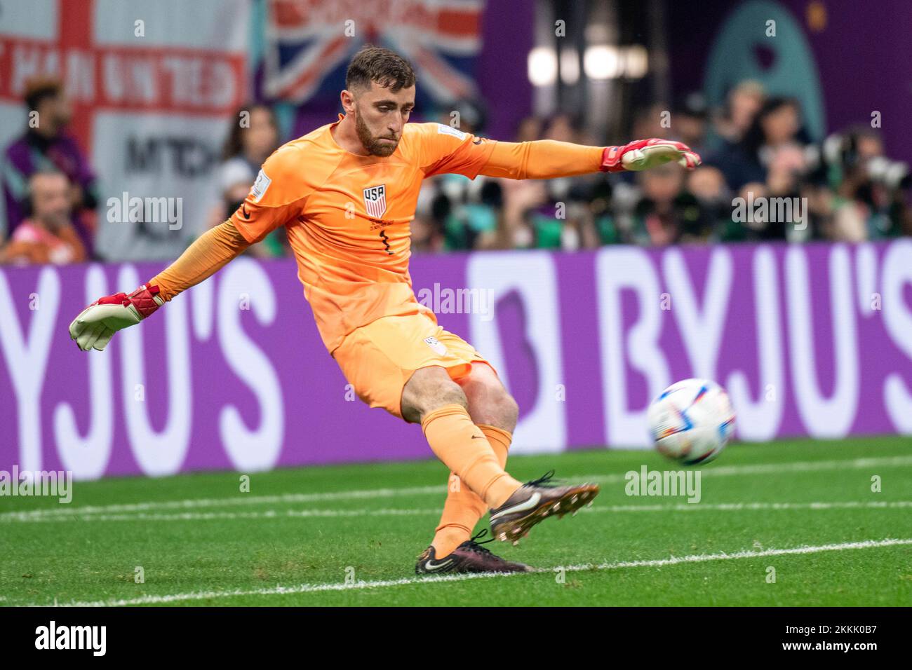 Al Khor, Qatar. 25th Nov, 2022. Matt TURNER of USA during the FIFA ...