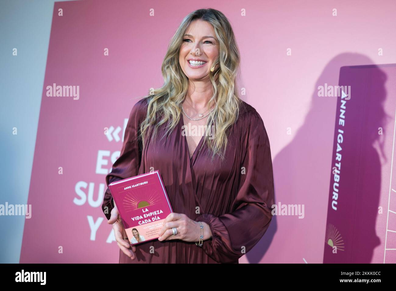 Anne Igartiburu seen during the presentation of her new book "LIFE ...