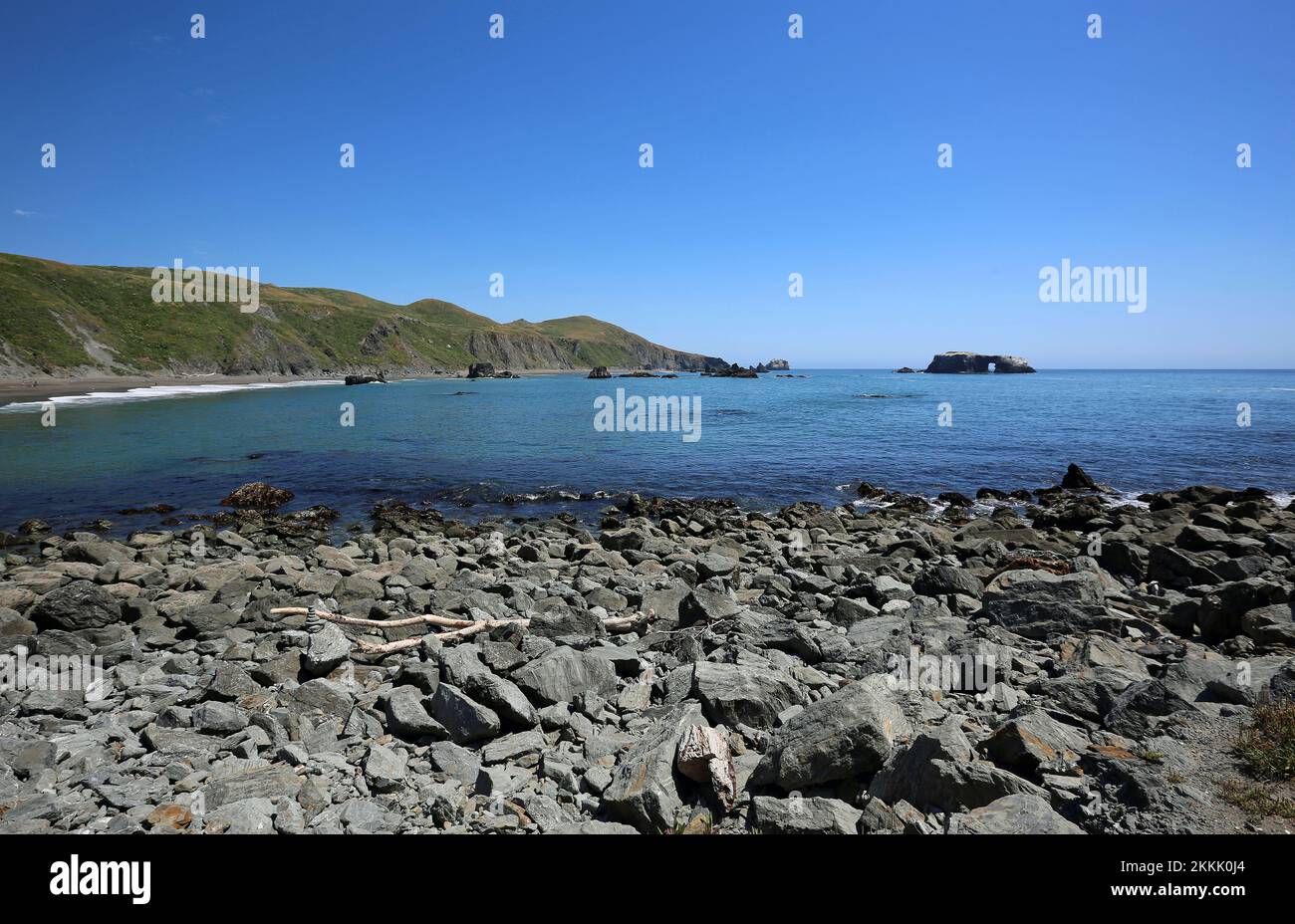 Landscape from Whale Point - California Stock Photo - Alamy