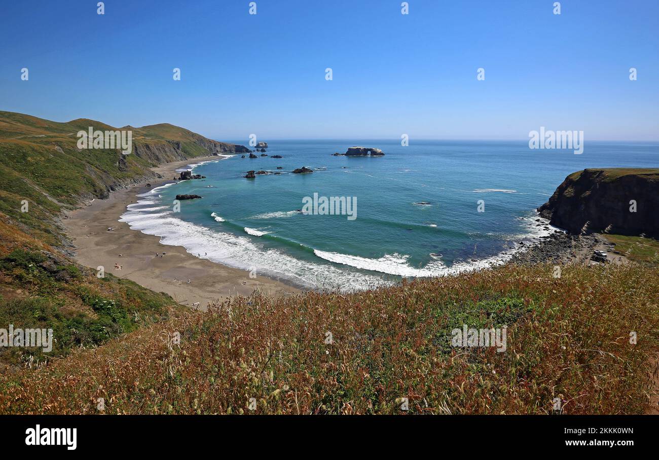 The Blind Beach Bay - California Stock Photo - Alamy