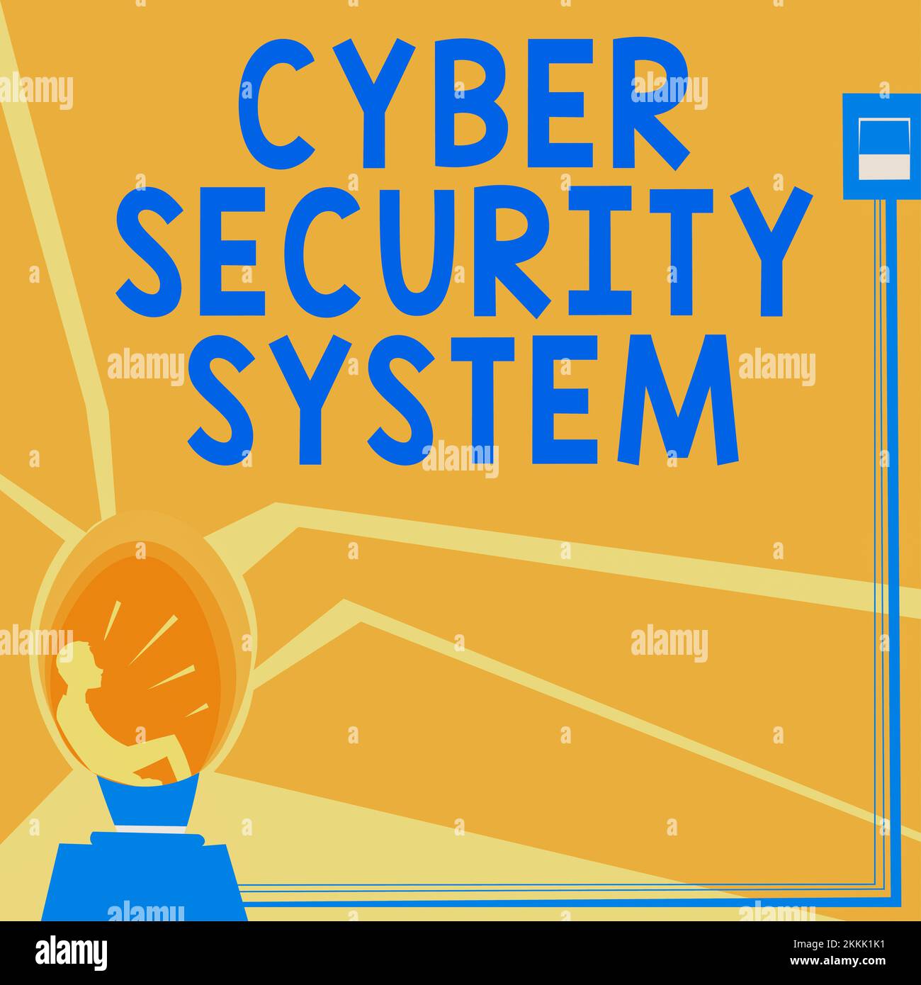 Handwriting text Cyber Security System. Business concept Techniques of ...