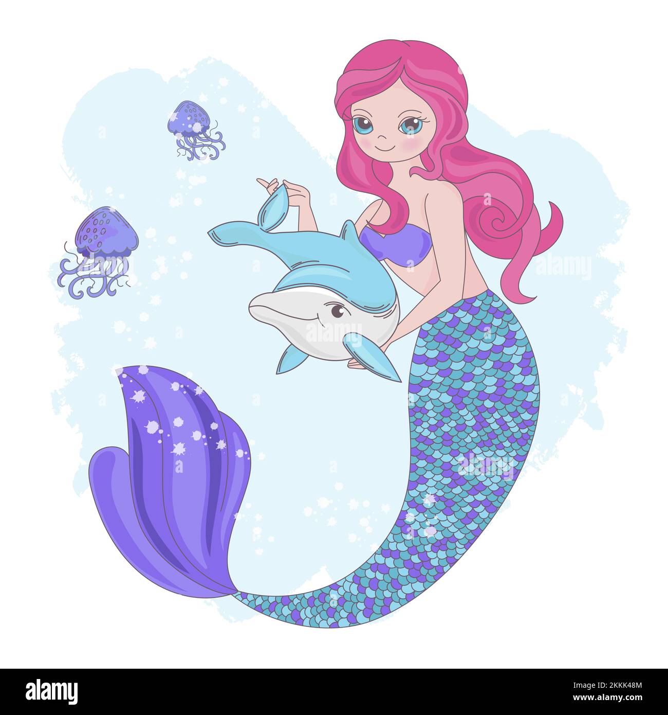 MERMAID TOY Underwater Fairy Princess Girl Cartoon Sea Ocean Cruise ...