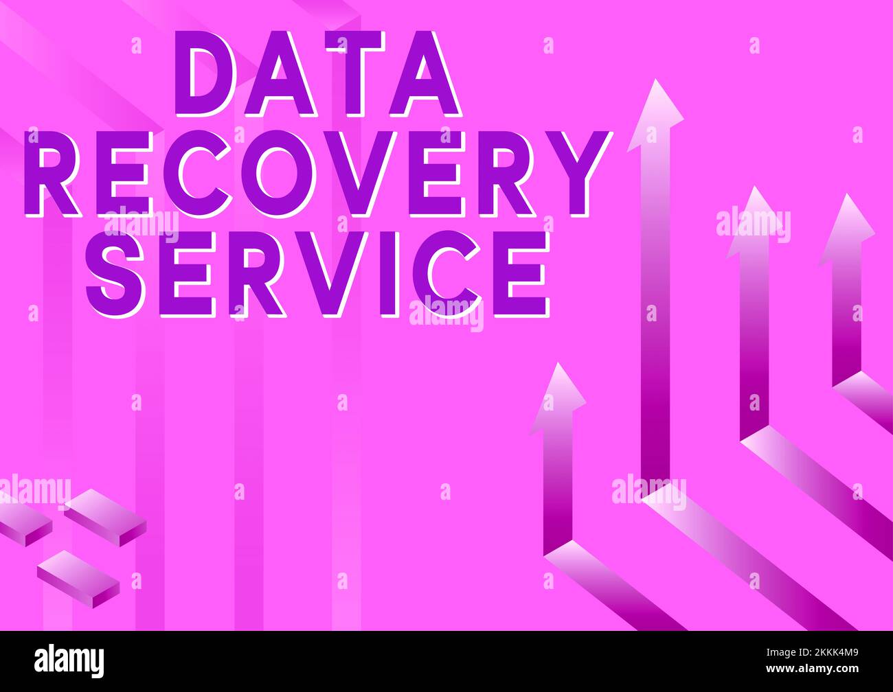 Text Caption Presenting Data Recovery Service Business Idea Process Of