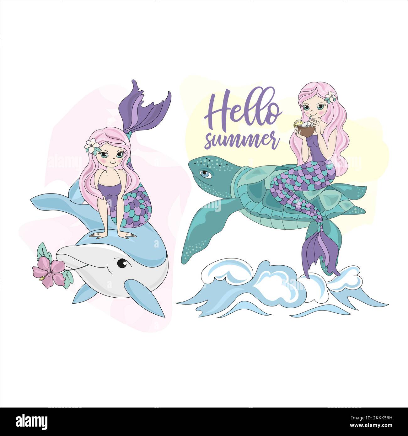 Mermaid turtle hi-res stock photography and images - Alamy