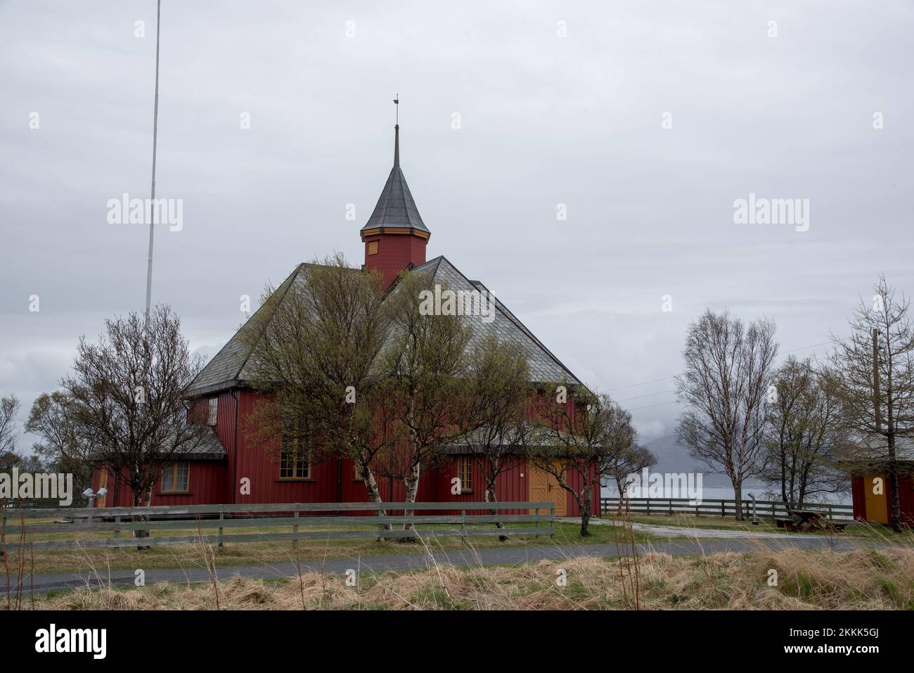 Bø church was constructed in 1824 in cruciform design in Norway's ...
