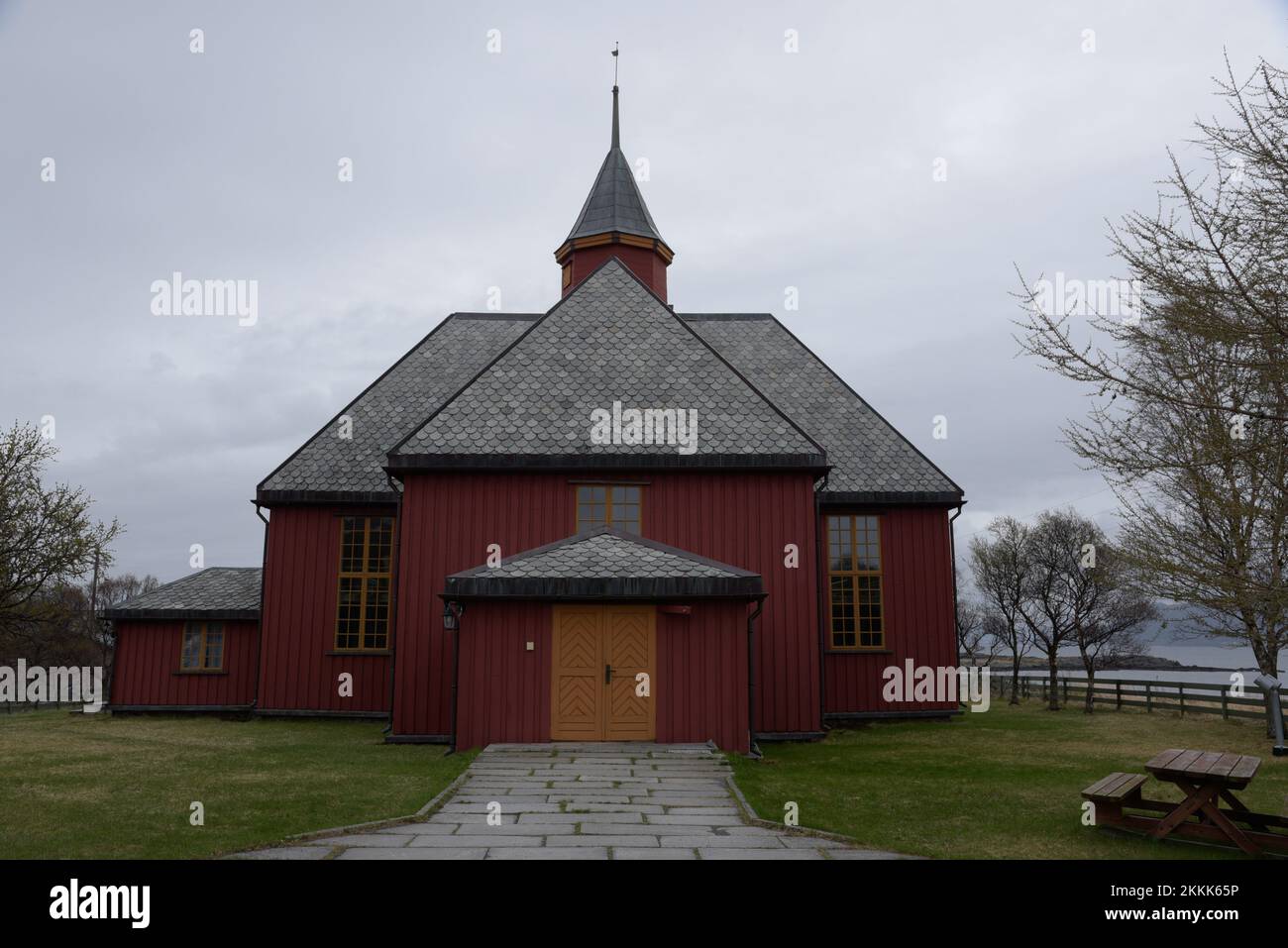 Bø church was constructed in 1824 in cruciform design in Norway's ...