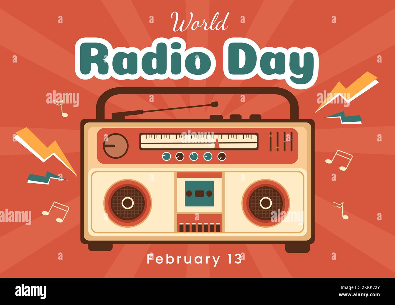 World Radio Day on February 13 of Idea for Landing Page Template ...
