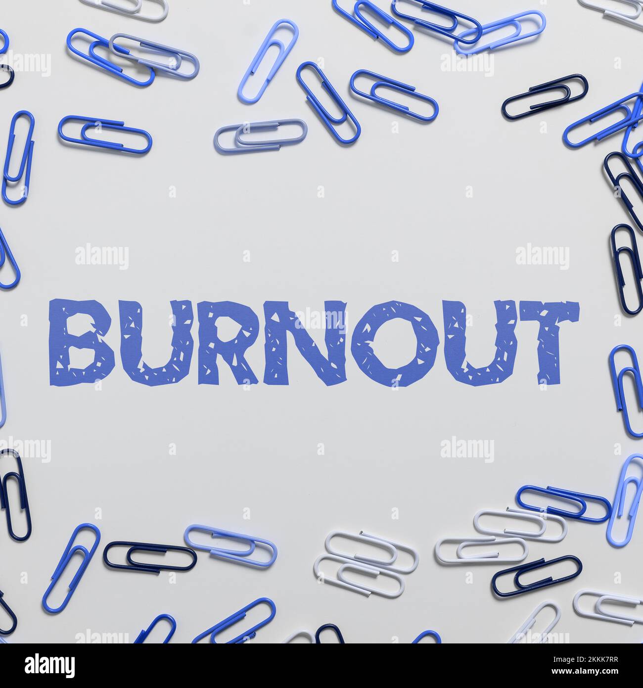 Text sign showing Burnout. Word for Feeling of physical and emotional ...