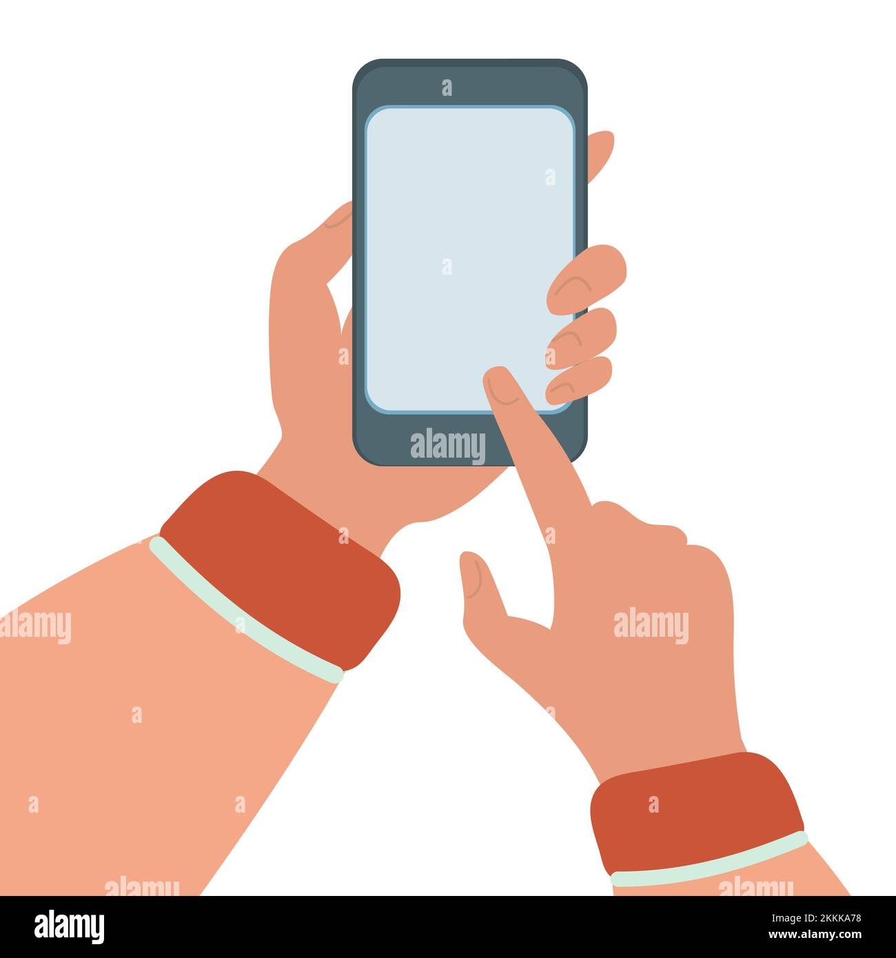 MOBILE PHONE Flat Style Market Business Internet Communication Clip Art ...