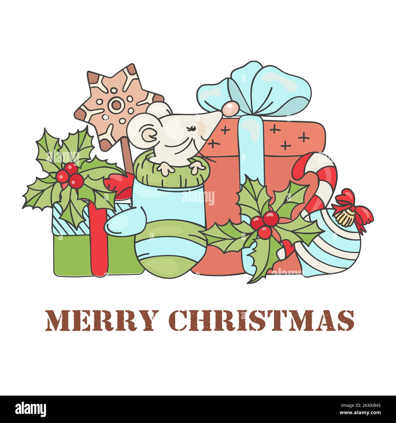 Cartoon mouse party Cut Out Stock Images & Pictures - Alamy