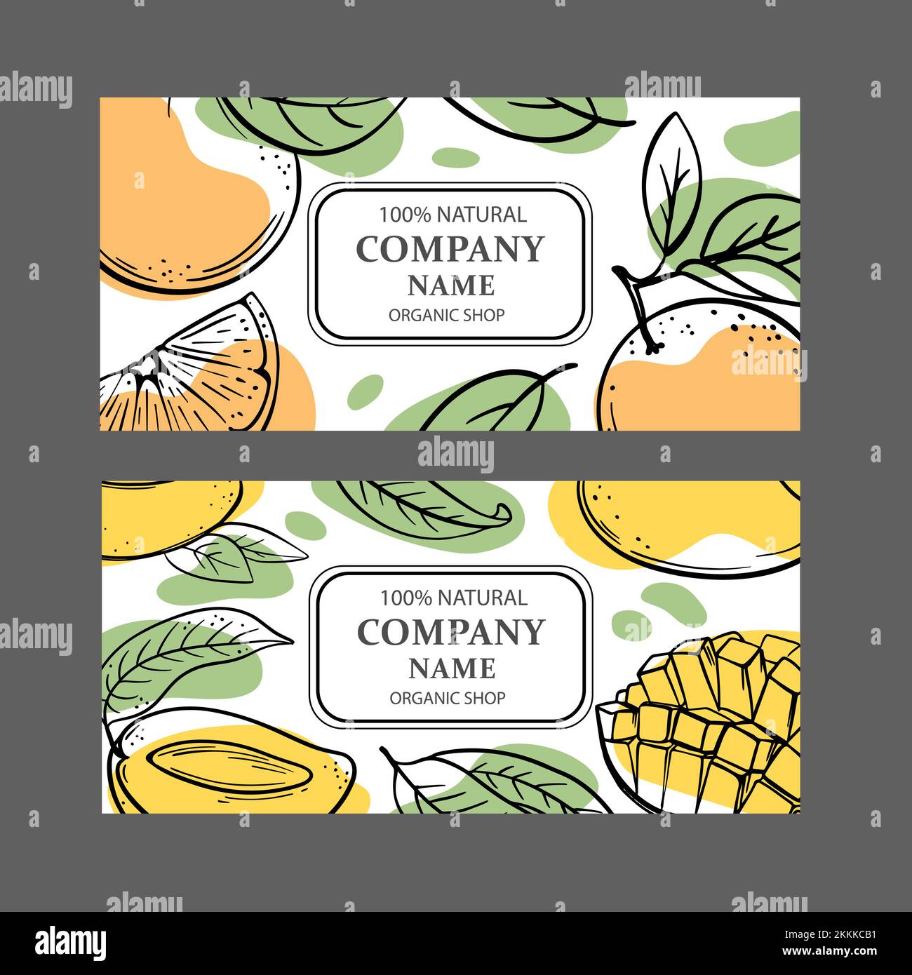 MULTI-FRUIT LABELS With Mango And Orange Design Of Stickers For Shop Of ...