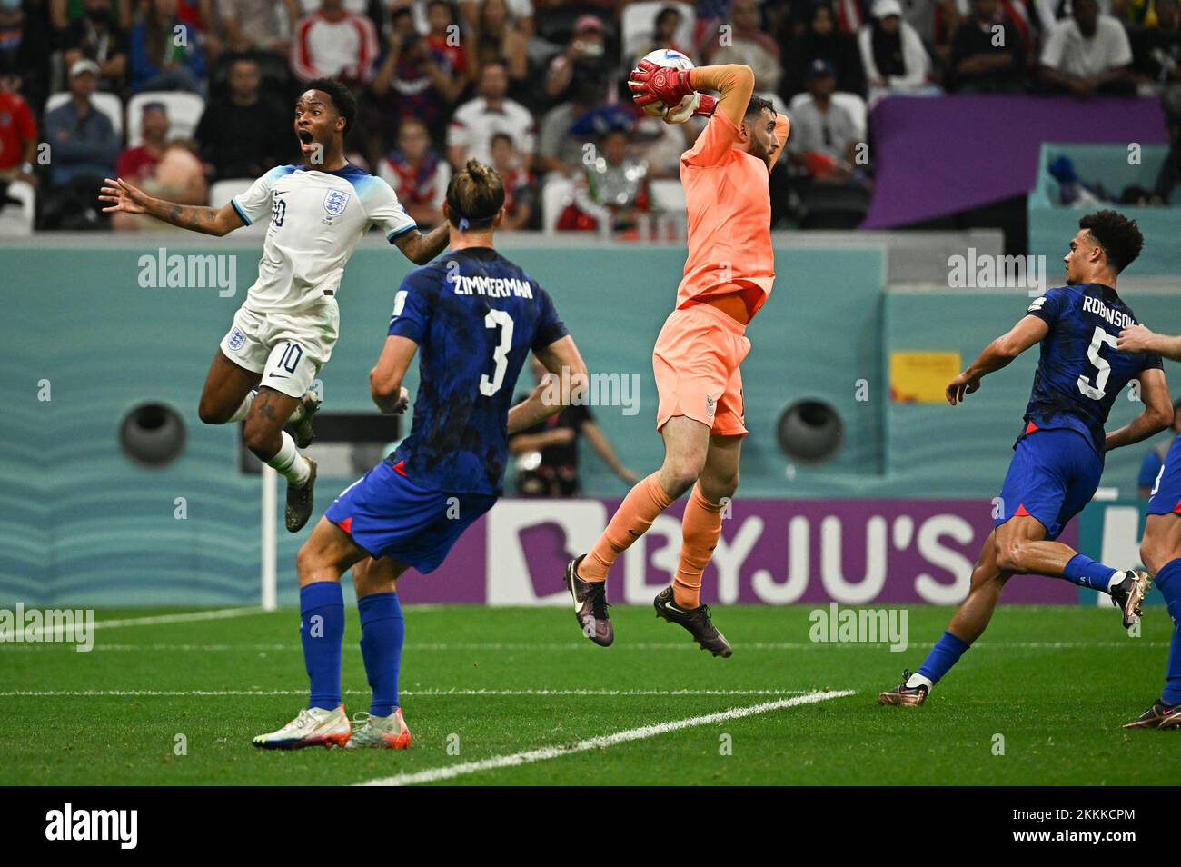 Doha, Qatar. 26th Nov, 2022. Matt Turner of USA during England v USA ...