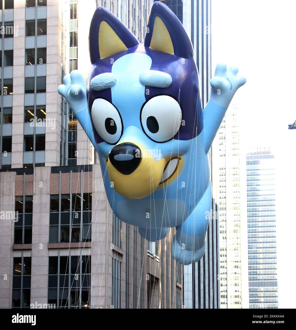96th Macy's Thanksgiving Day Parade -PICTURED: Bluey float -LOCATION ...