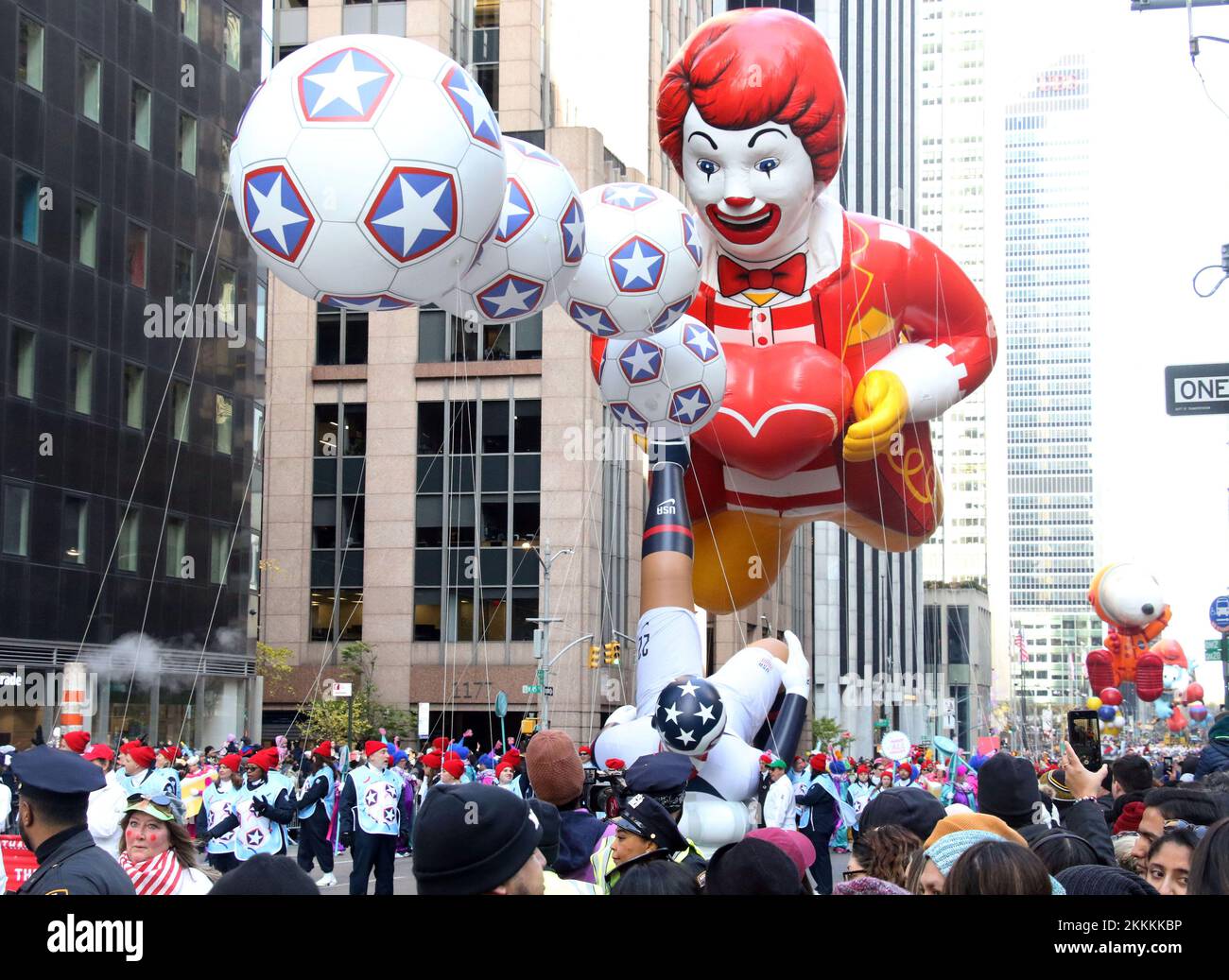96th Macys Thanksgiving Day Parade Pictured Mcdonald Float Location