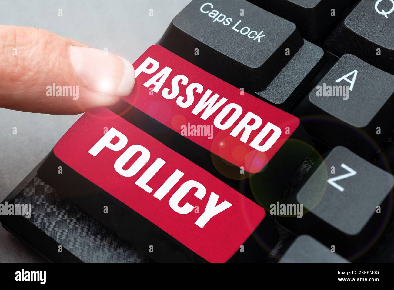 Conceptual Caption Password Policy Business Overview First Line Of Protection Against Any