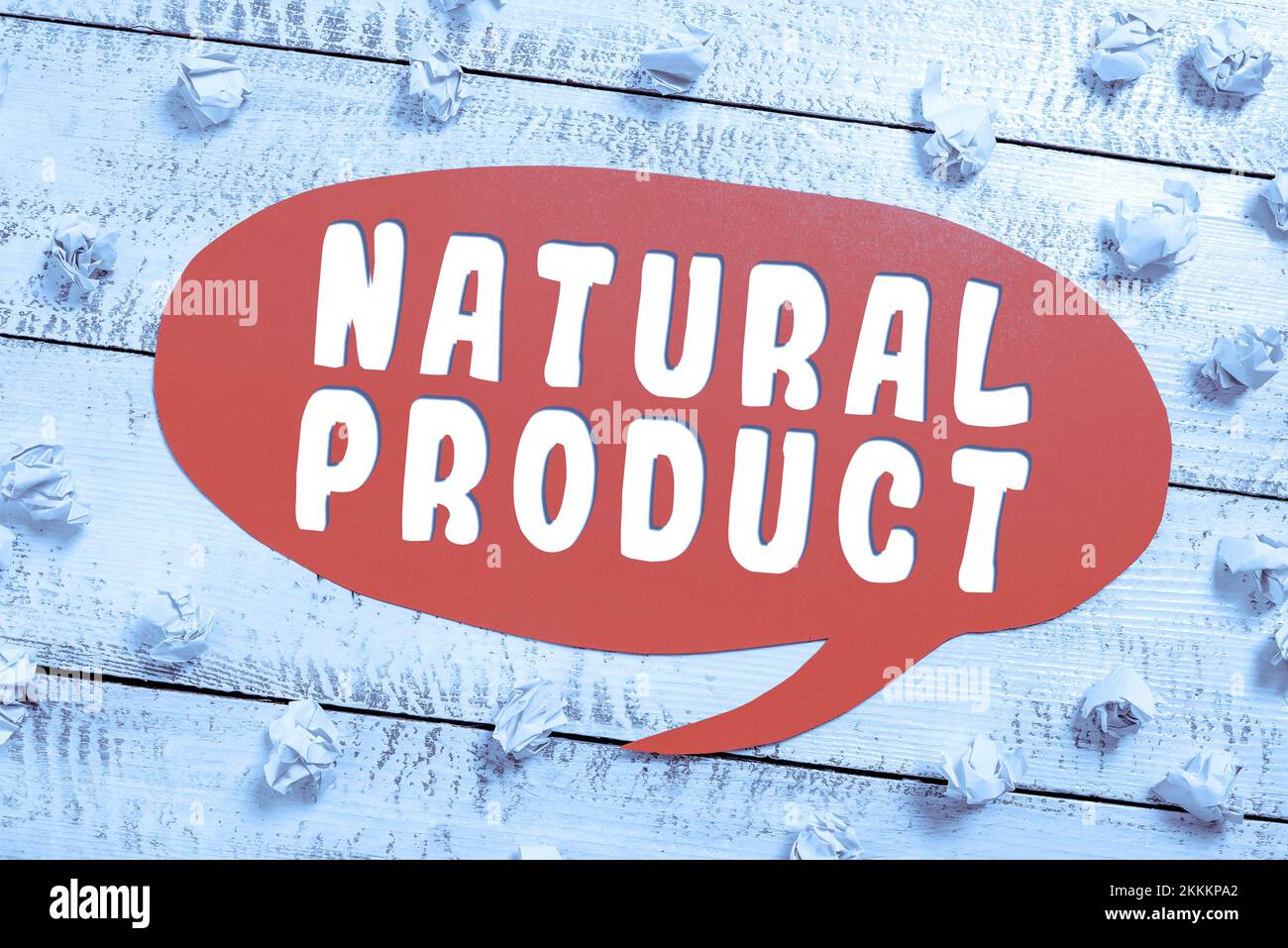 Text showing inspiration Natural Product. Business overview chemical ...