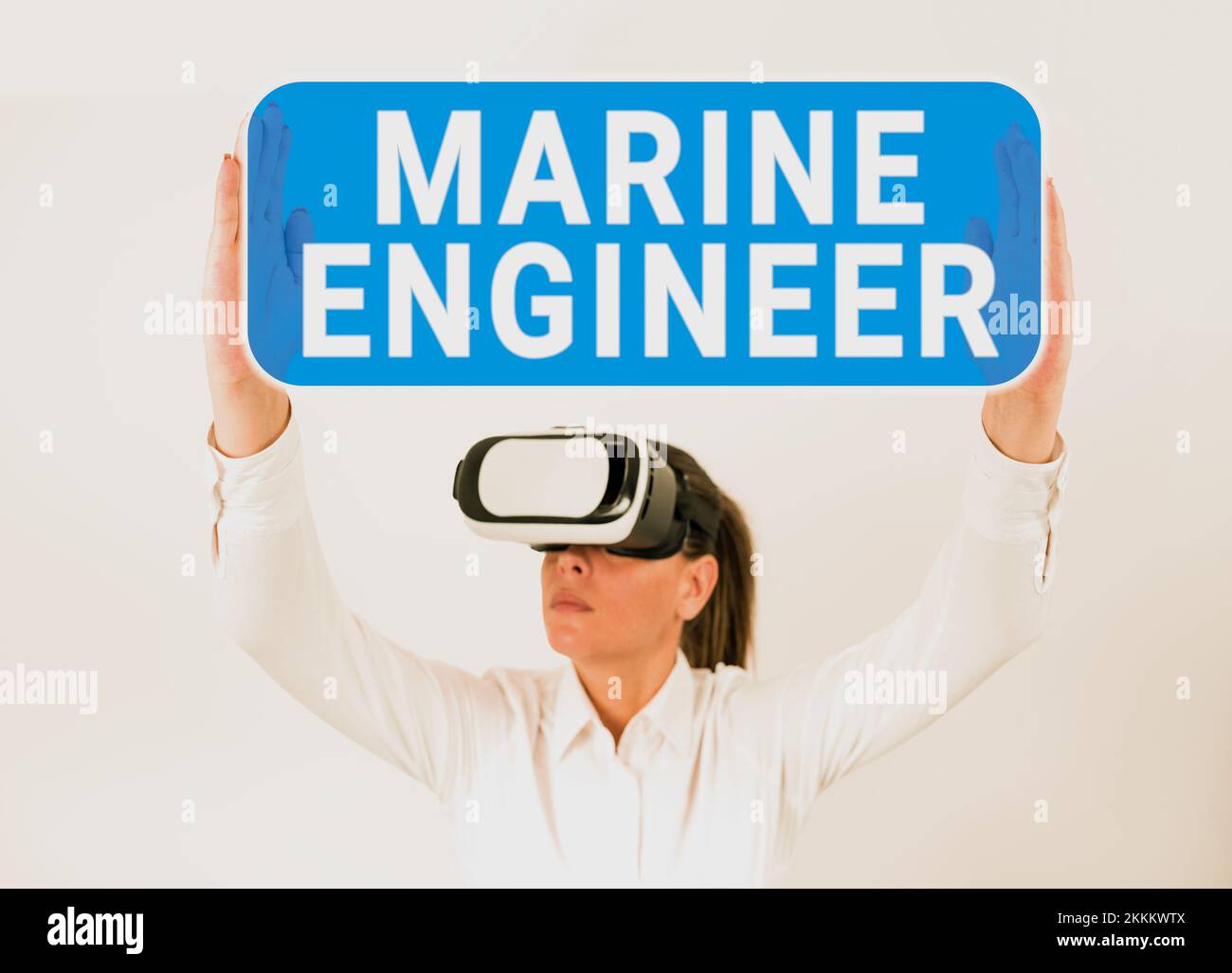 Handwriting text Marine Engineer. Word for incharge with maintenance ...