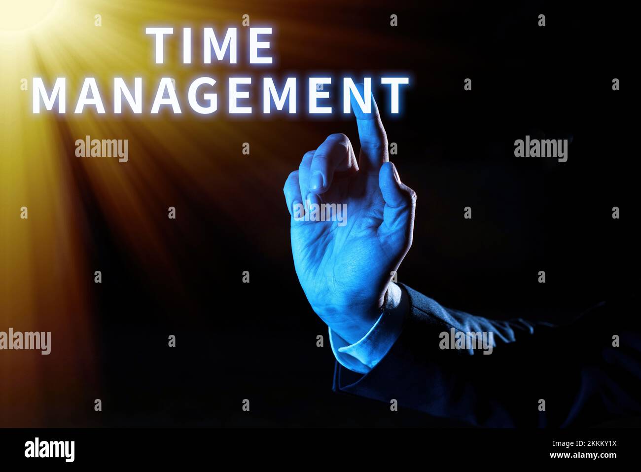 Hand writing sign Time Management. Business overview Schedule Planned ...