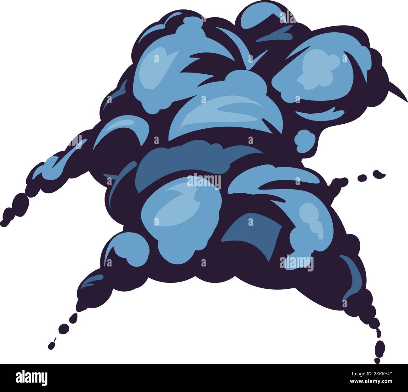 flat blue explosion Stock Vector Image & Art - Alamy