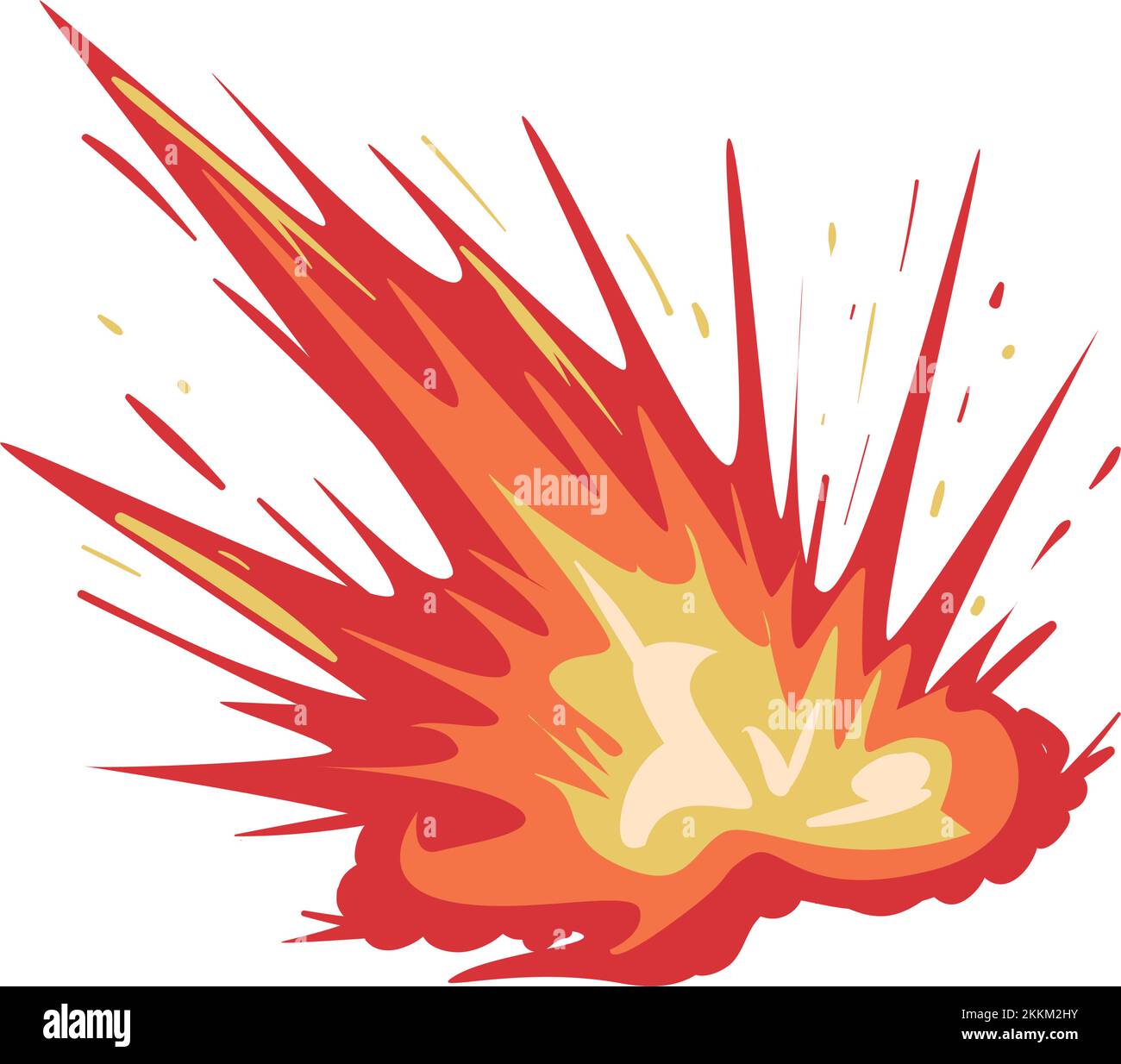 flat fire explosion Stock Vector Image & Art - Alamy
