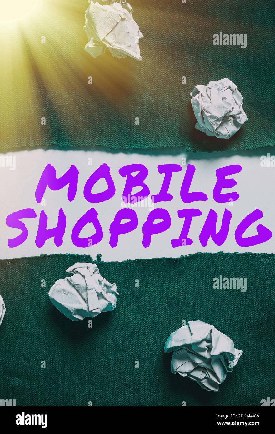 Conceptual caption Mobile Shopping. Word for trading of goods and ...