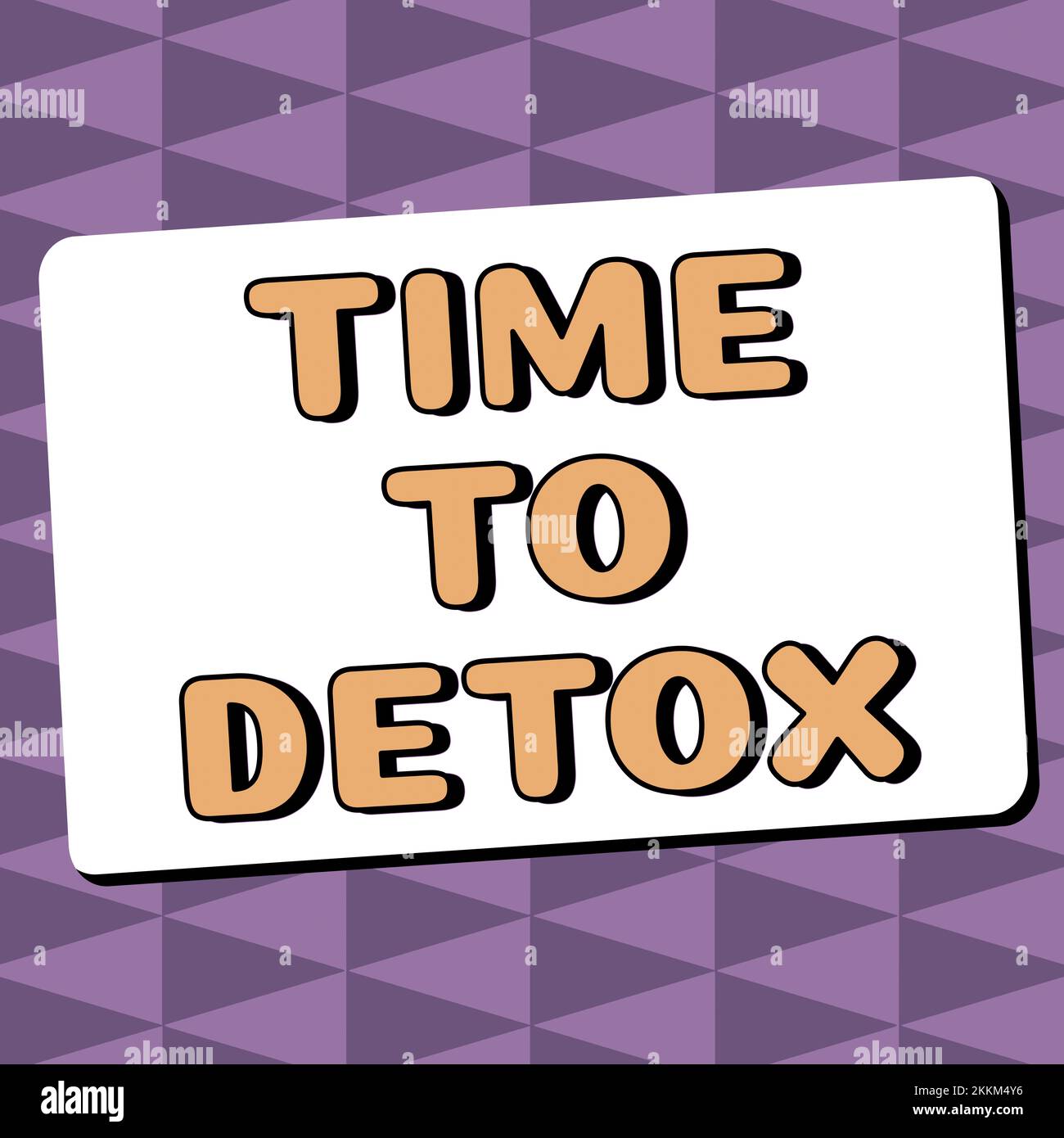 Handwriting text Time To Detox. Concept meaning Moment for Diet ...
