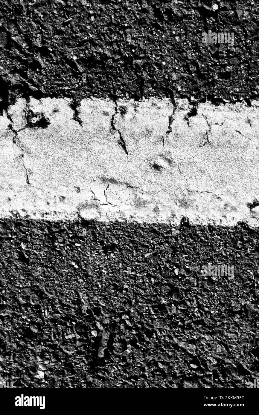 Pavement marking Black and White Stock Photos & Images - Alamy