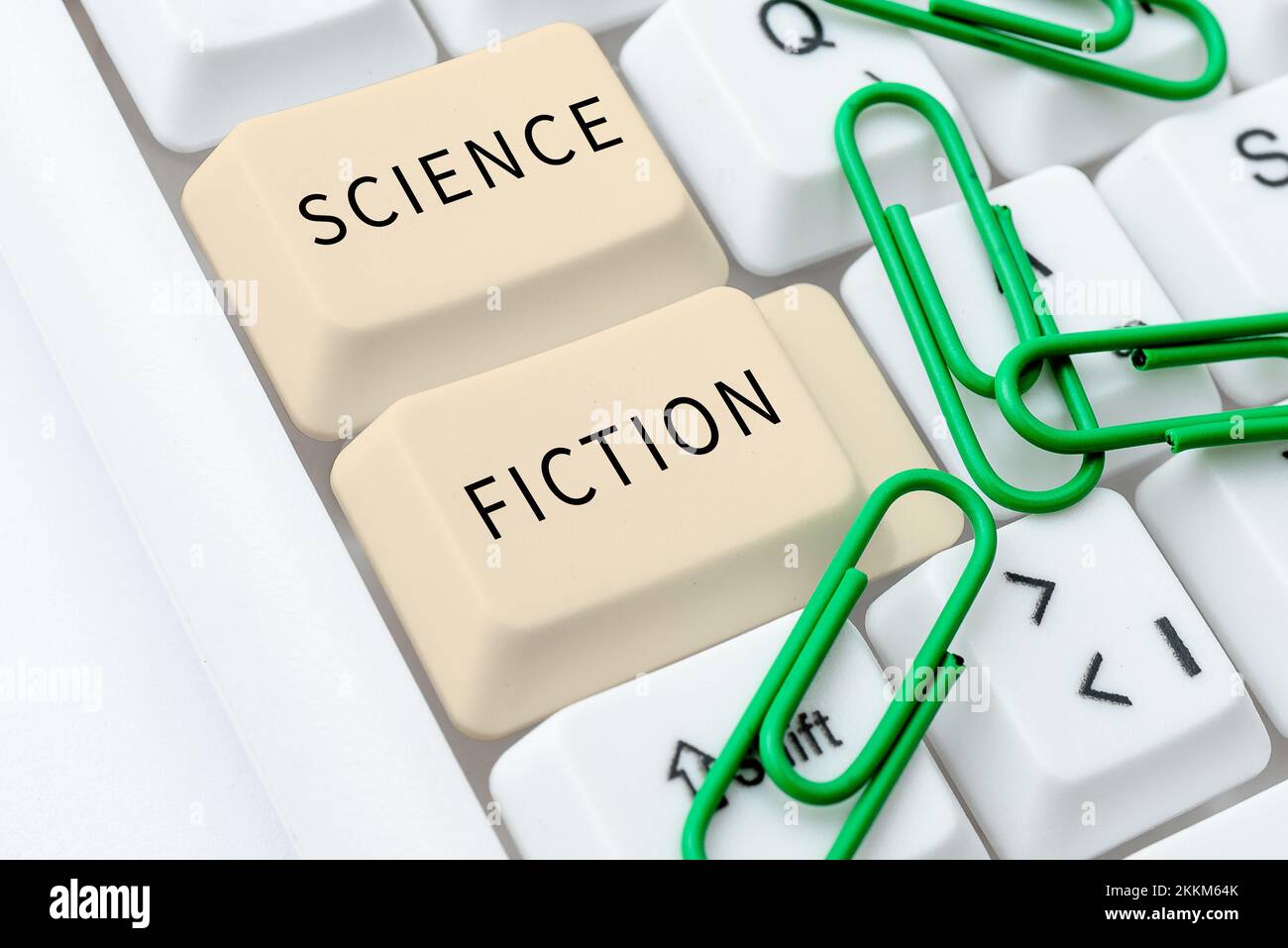 Text caption presenting Science Fiction, Business overview Fantasy ...