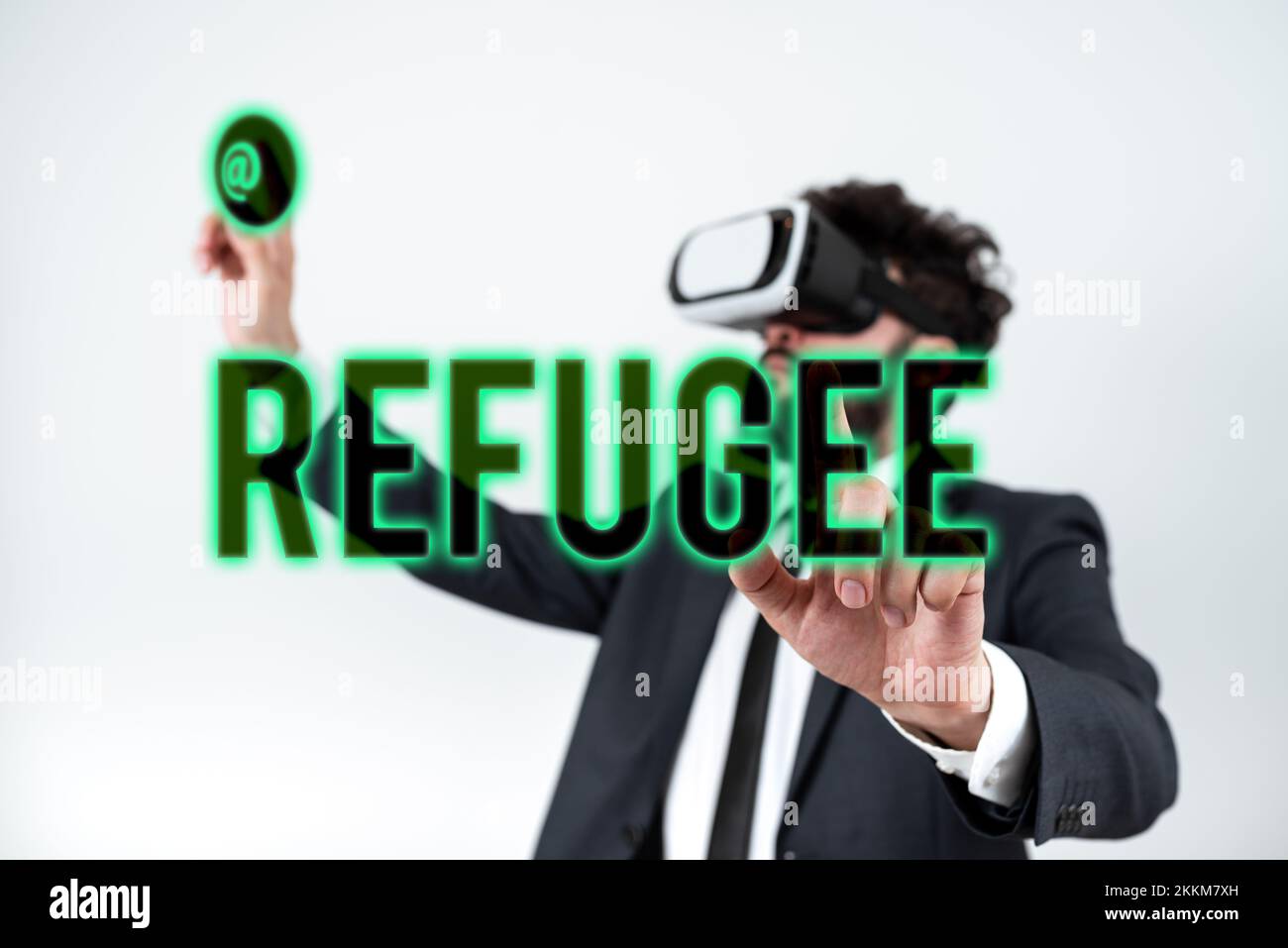 Writing displaying text Refugee. Word for refer to movements of large ...