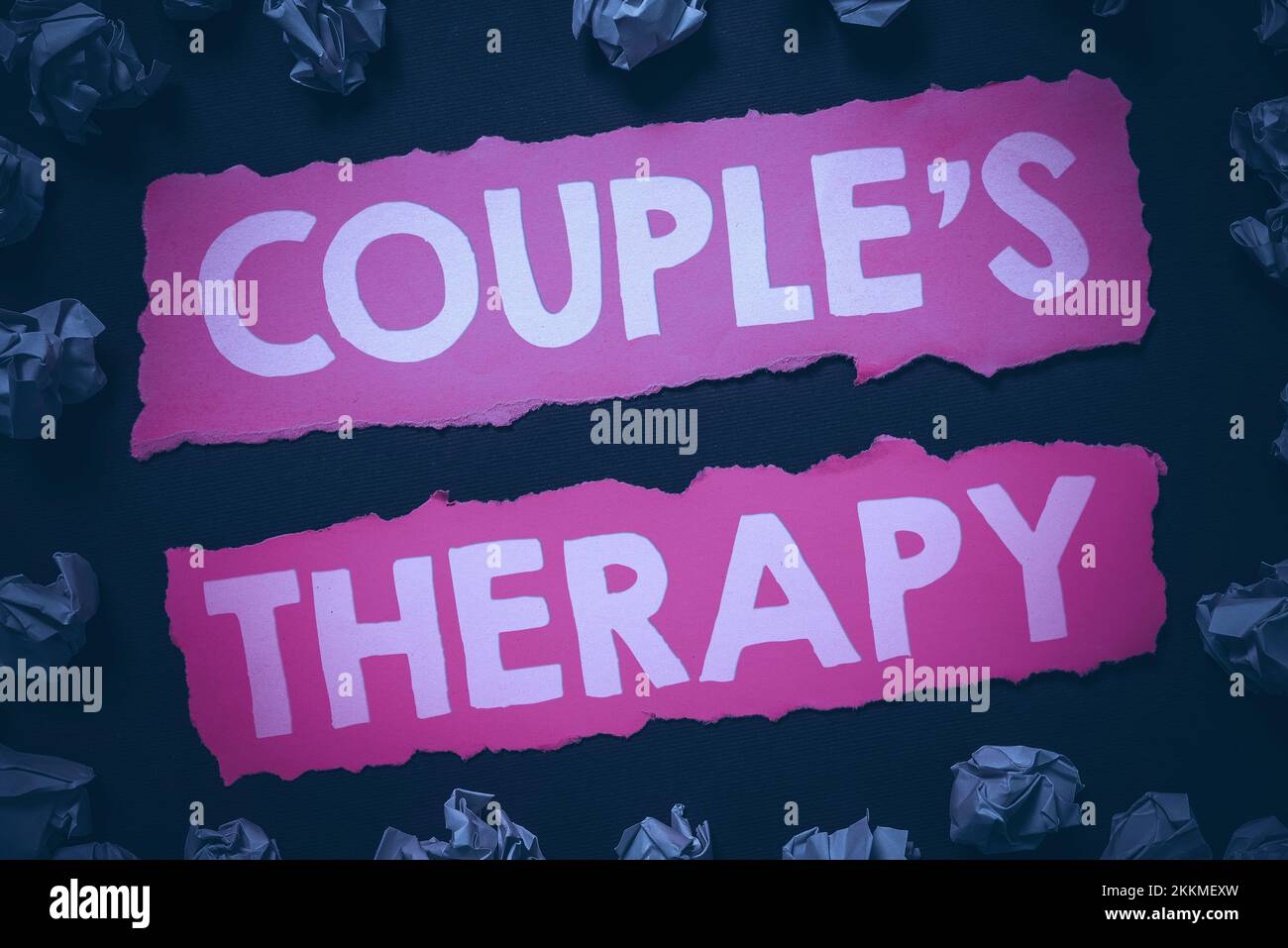 Hand writing sign Couple S Therapy. Business overview treat ...