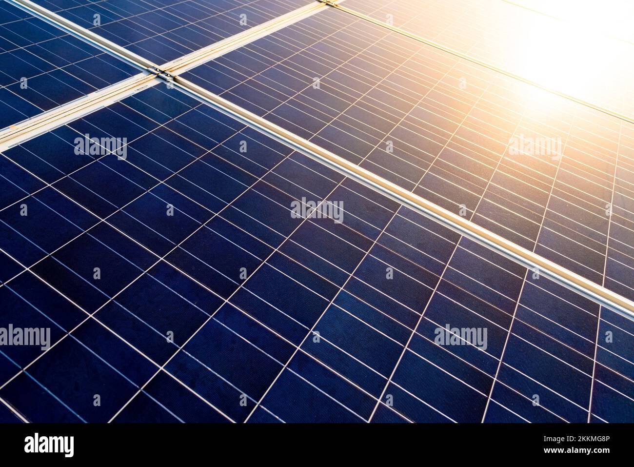Solar panels sunset uk hi-res stock photography and images - Alamy