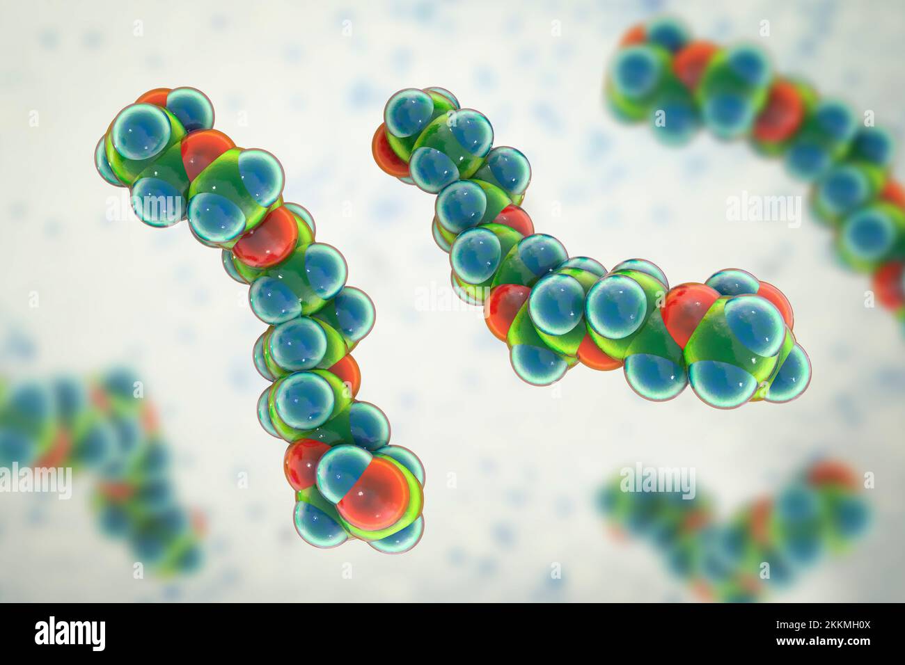 Polyethylene glycol molecule, illustration Stock Photo - Alamy