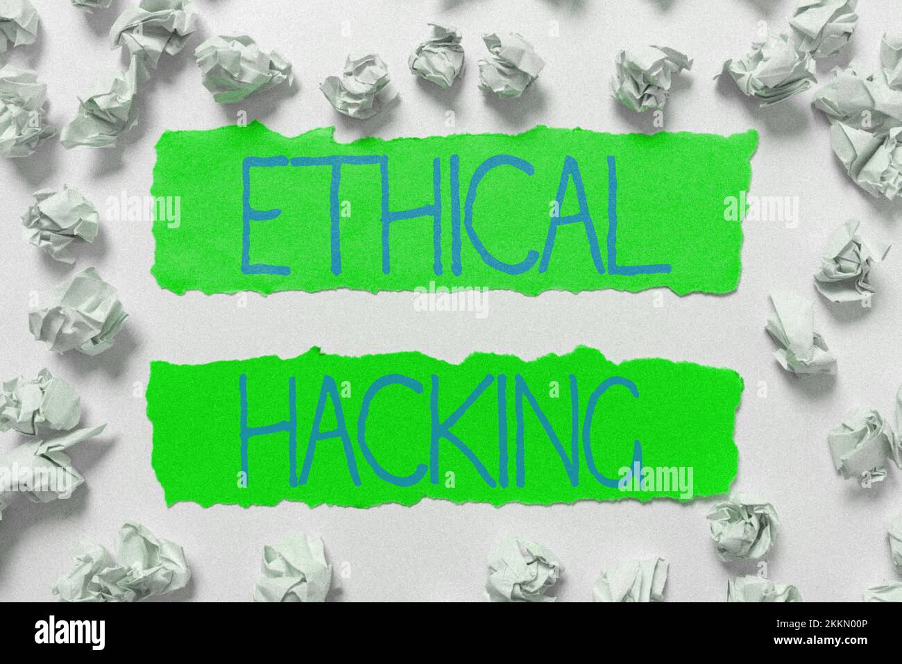 Hand writing sign Ethical Hacking. Word Written on act of locating ...