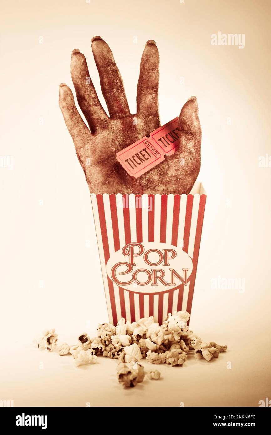 Hand palm popcorn hi-res stock photography and images - Alamy