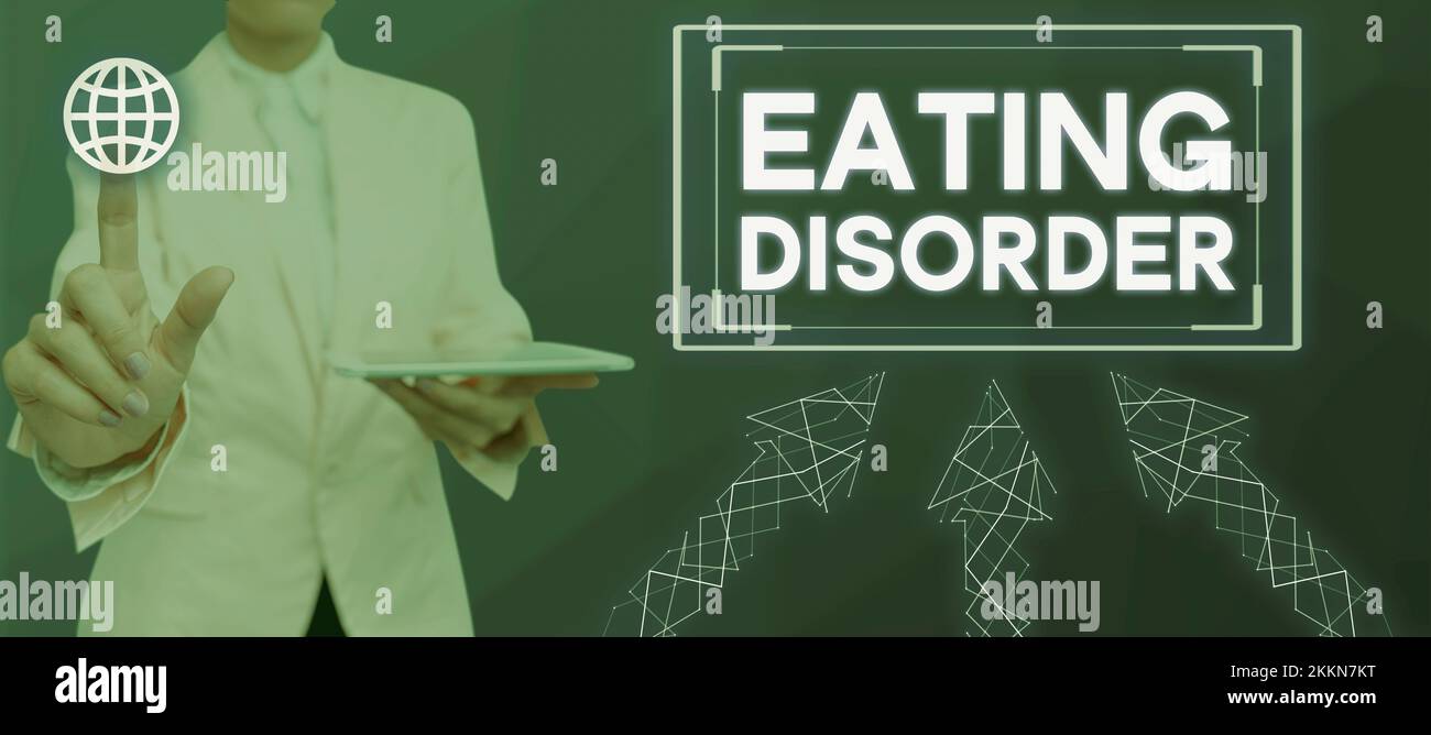 Conceptual display Eating Disorder. Business showcase illnesses that ...