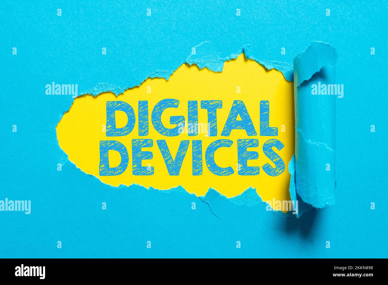 Hand writing sign Digital Devices. Business overview physical unit of ...