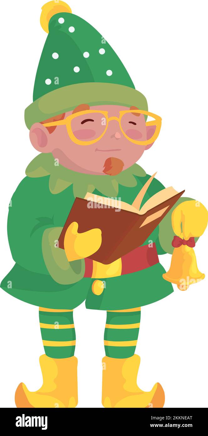 happy elf illustration Stock Vector Image & Art - Alamy