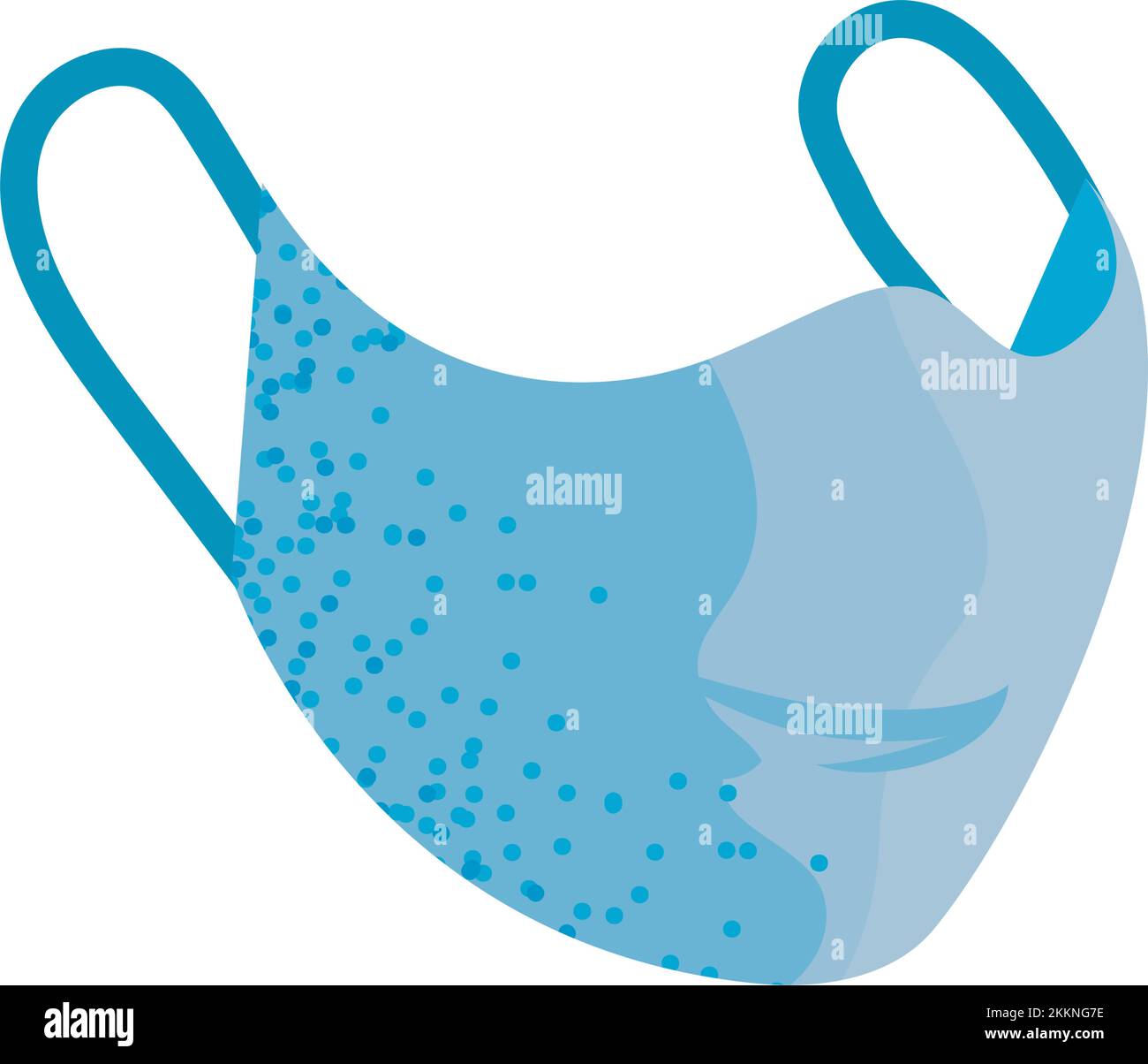 blue safety mask Stock Vector Image & Art - Alamy