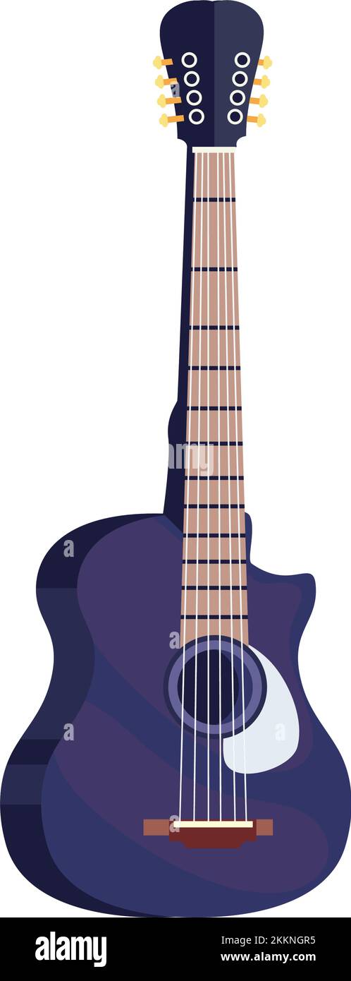 acoustic guitar illustration Stock Vector Image & Art - Alamy