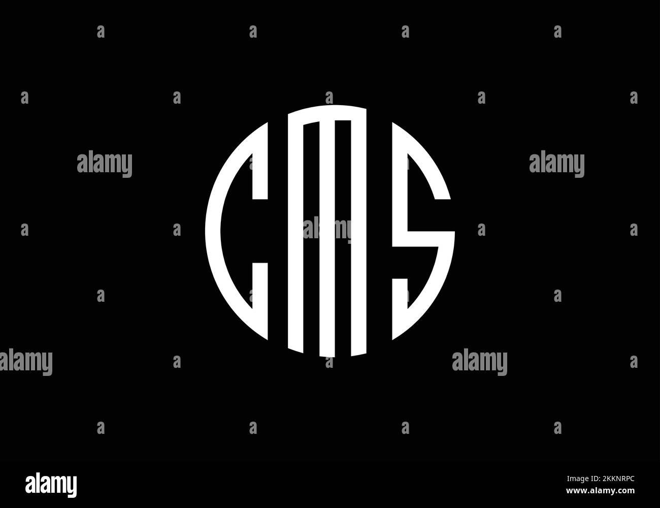 Cms logo design Stock Vector Images - Alamy