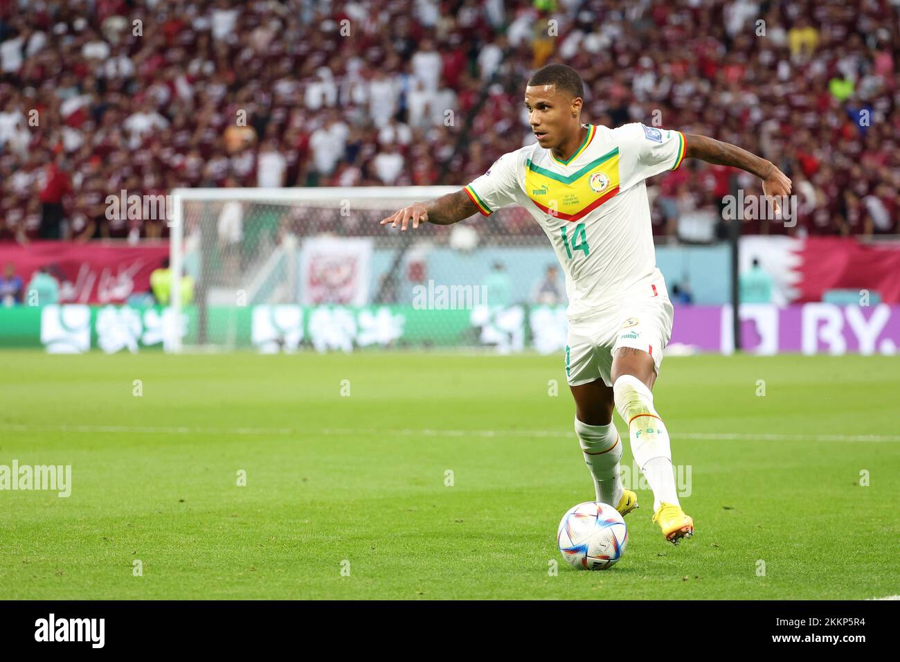 Doha, Qatar. 25th Nov, 2022. Ismail Jakobs of Senegal during the FIFA ...
