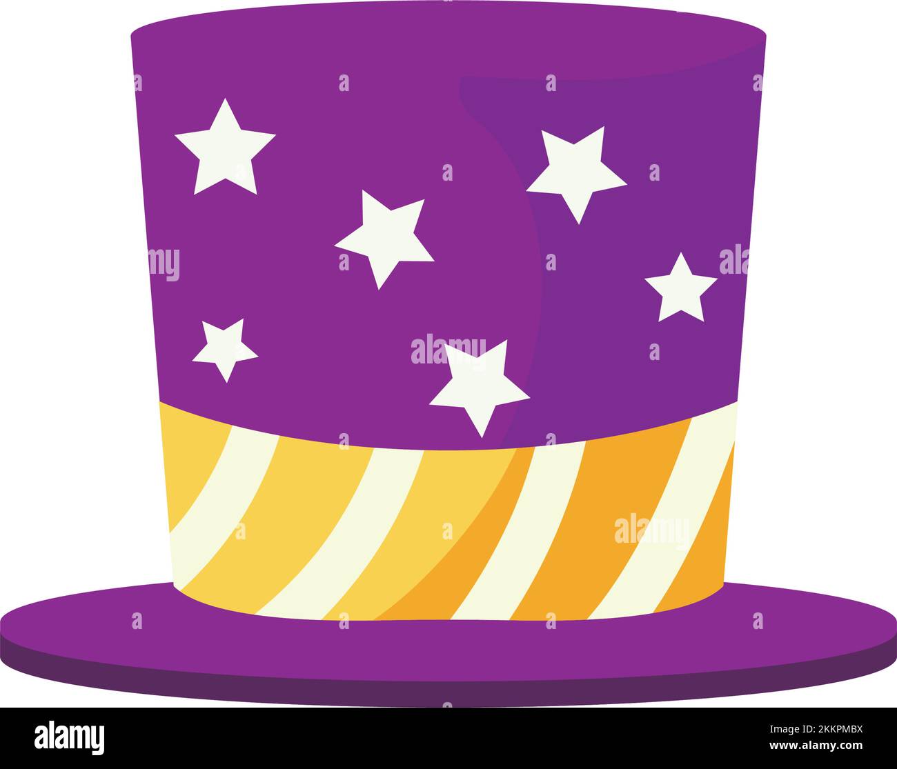 purple top hat Stock Vector Image & Art - Alamy