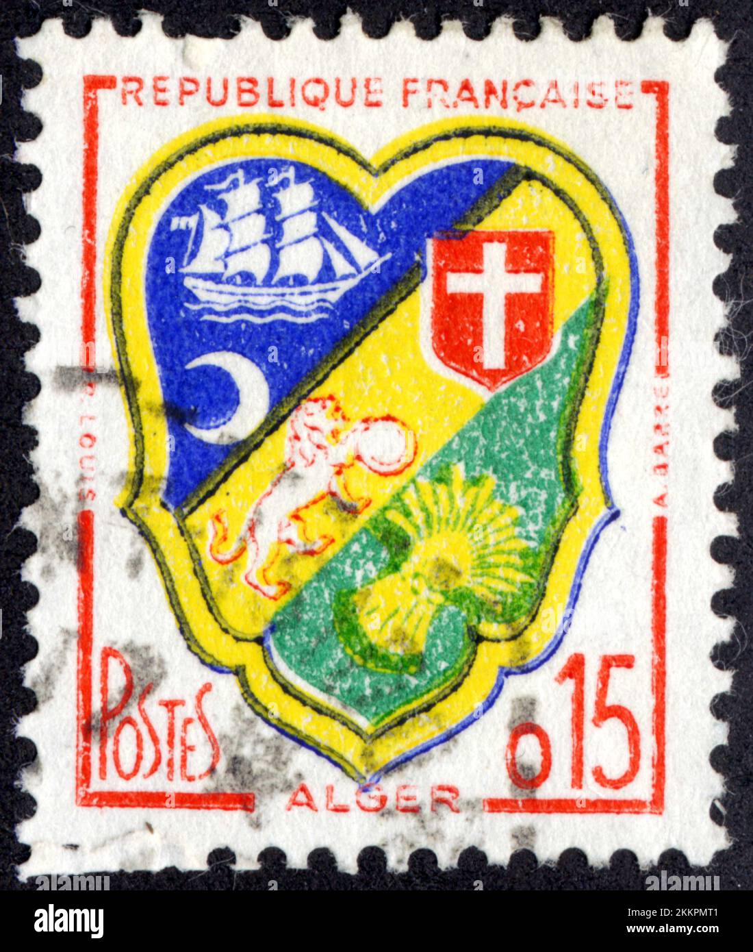 Timbre oblitere hi-res stock photography and images - Alamy