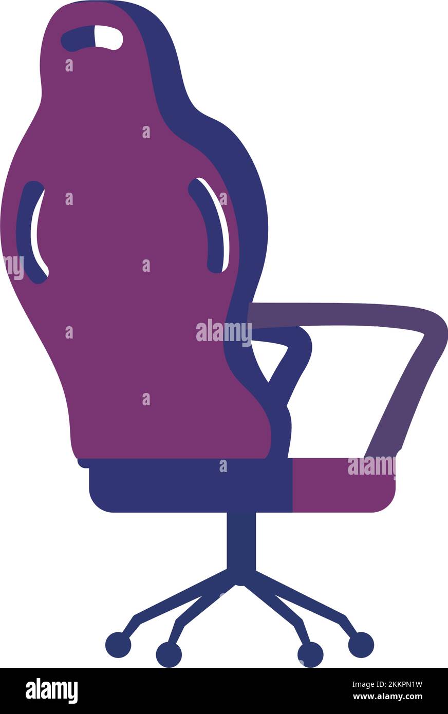 gamer chair illustration Stock Vector Image & Art - Alamy