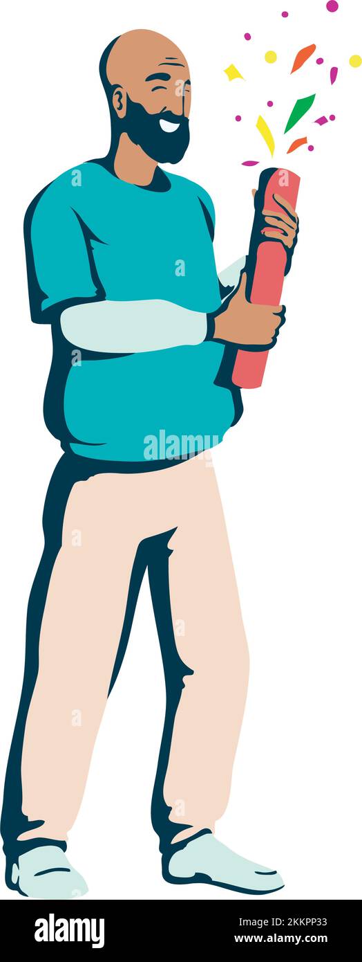 happy man illustration Stock Vector Image & Art - Alamy