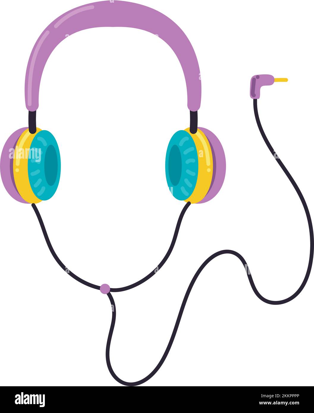 colored headphones design Stock Vector Image & Art - Alamy