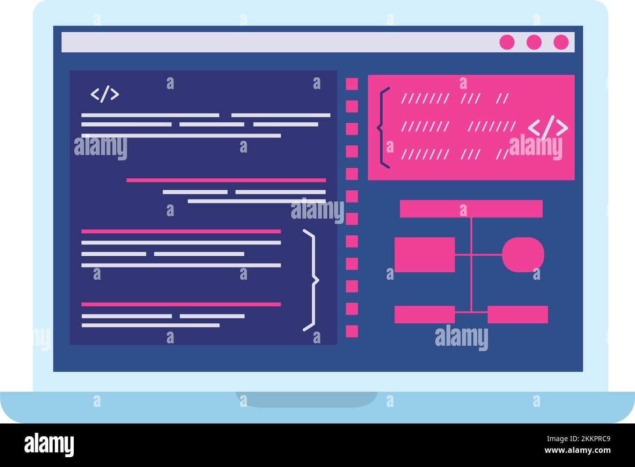 laptop screen design Stock Vector Image & Art - Alamy