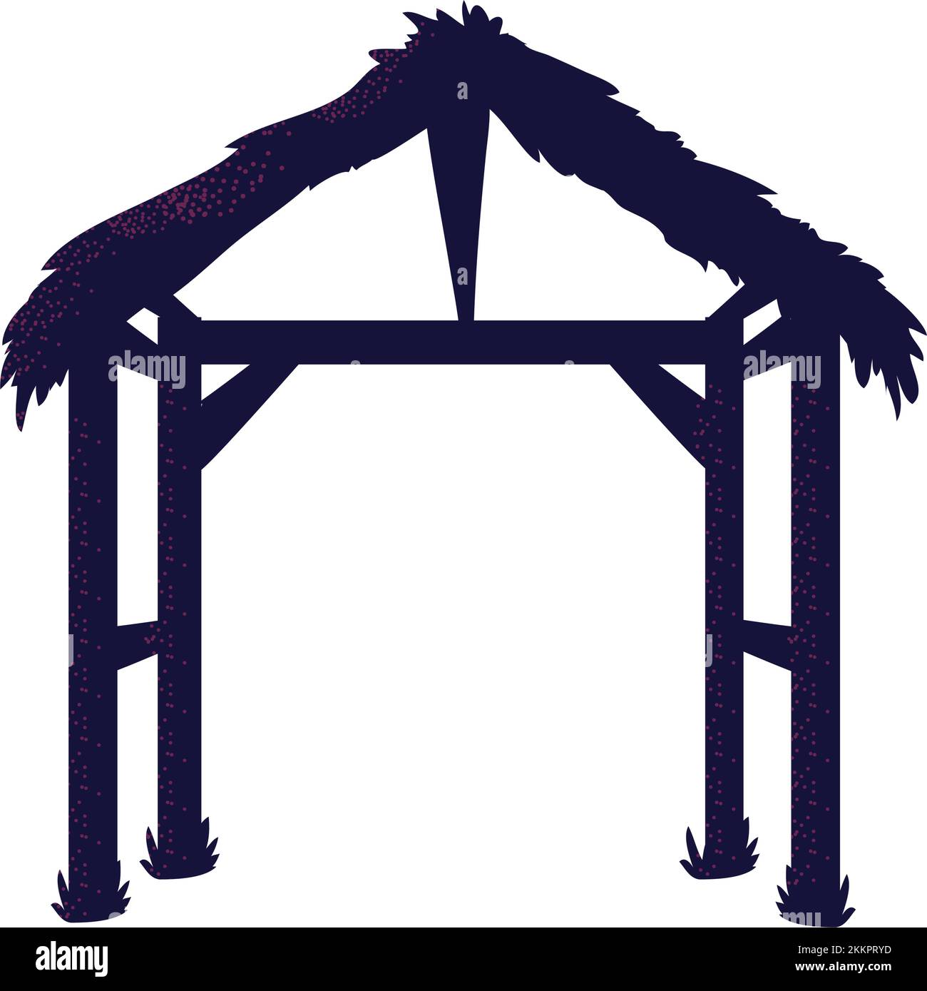 nativity manger silhouette design Stock Vector Image & Art - Alamy