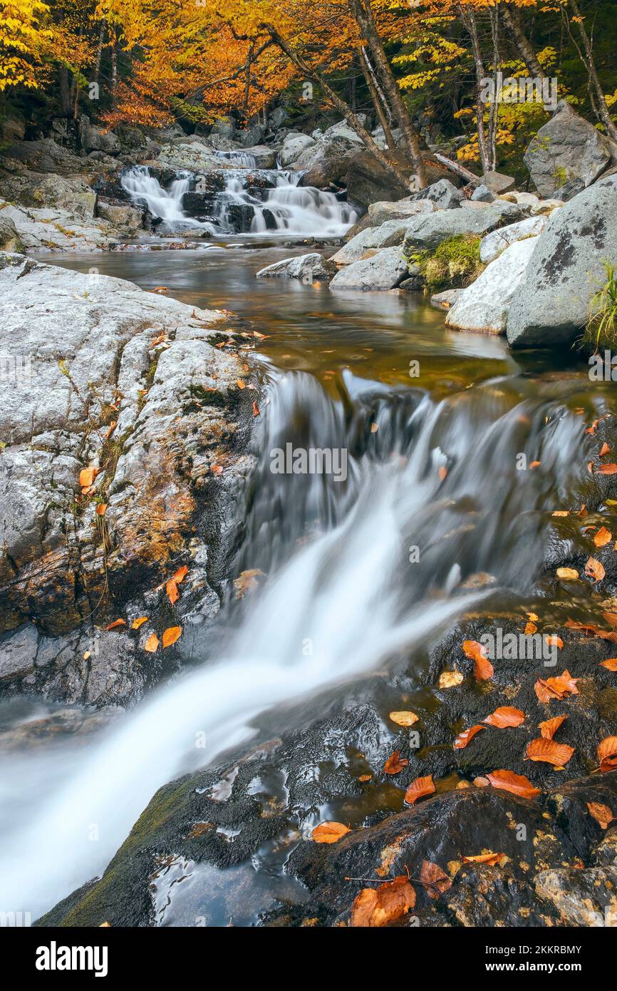 Small waterfalls just downstream from Crystal Cascades on the Ellis ...